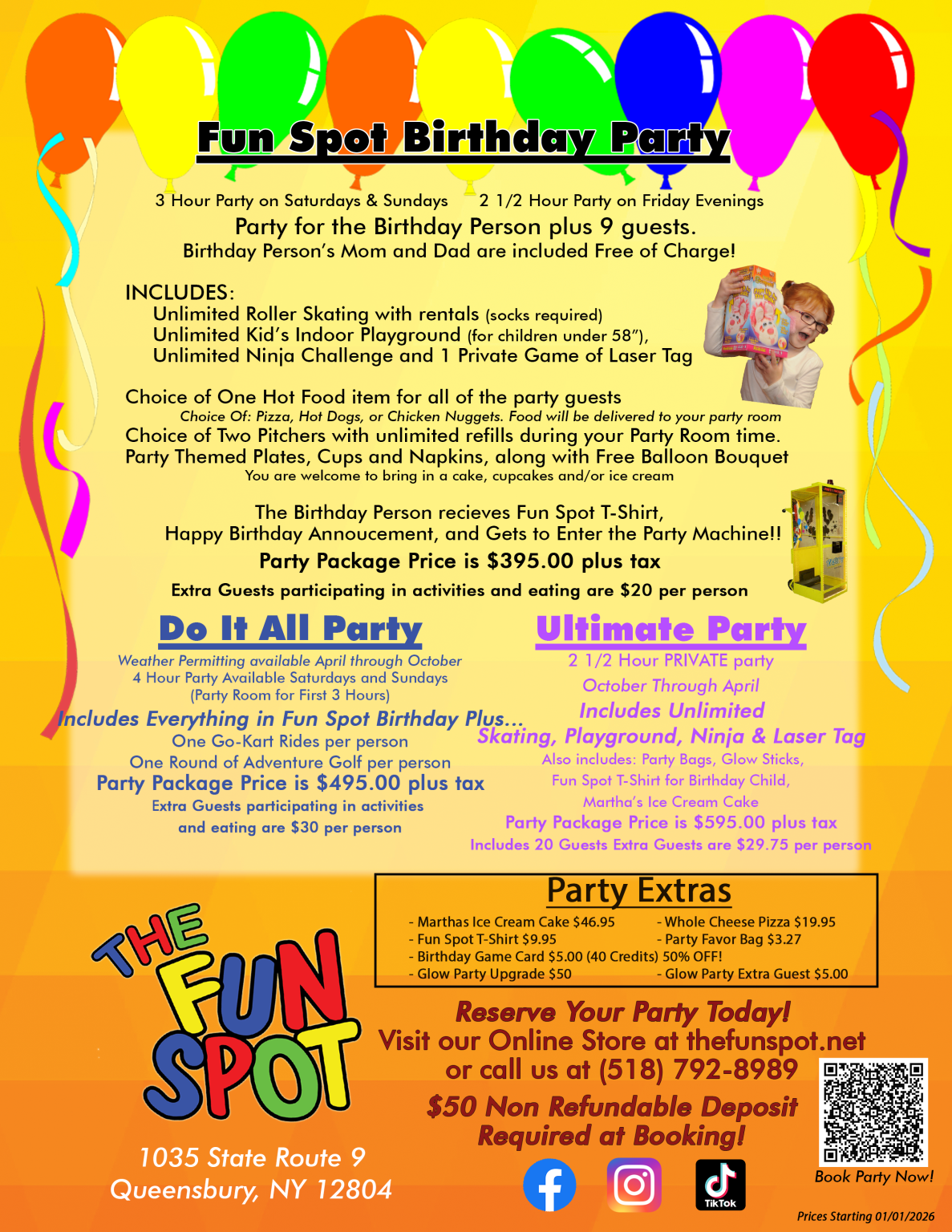 Birthday Parties at The Fun Spot! Book a Birthday Party! - The Fun Spot